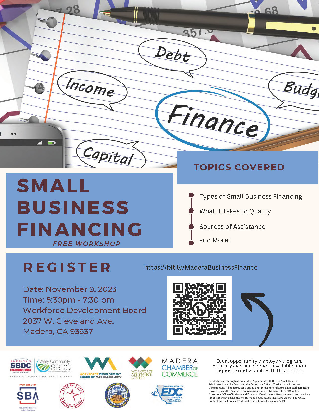 SBDC Small Business Workshop Series - Madera County Workforce ...